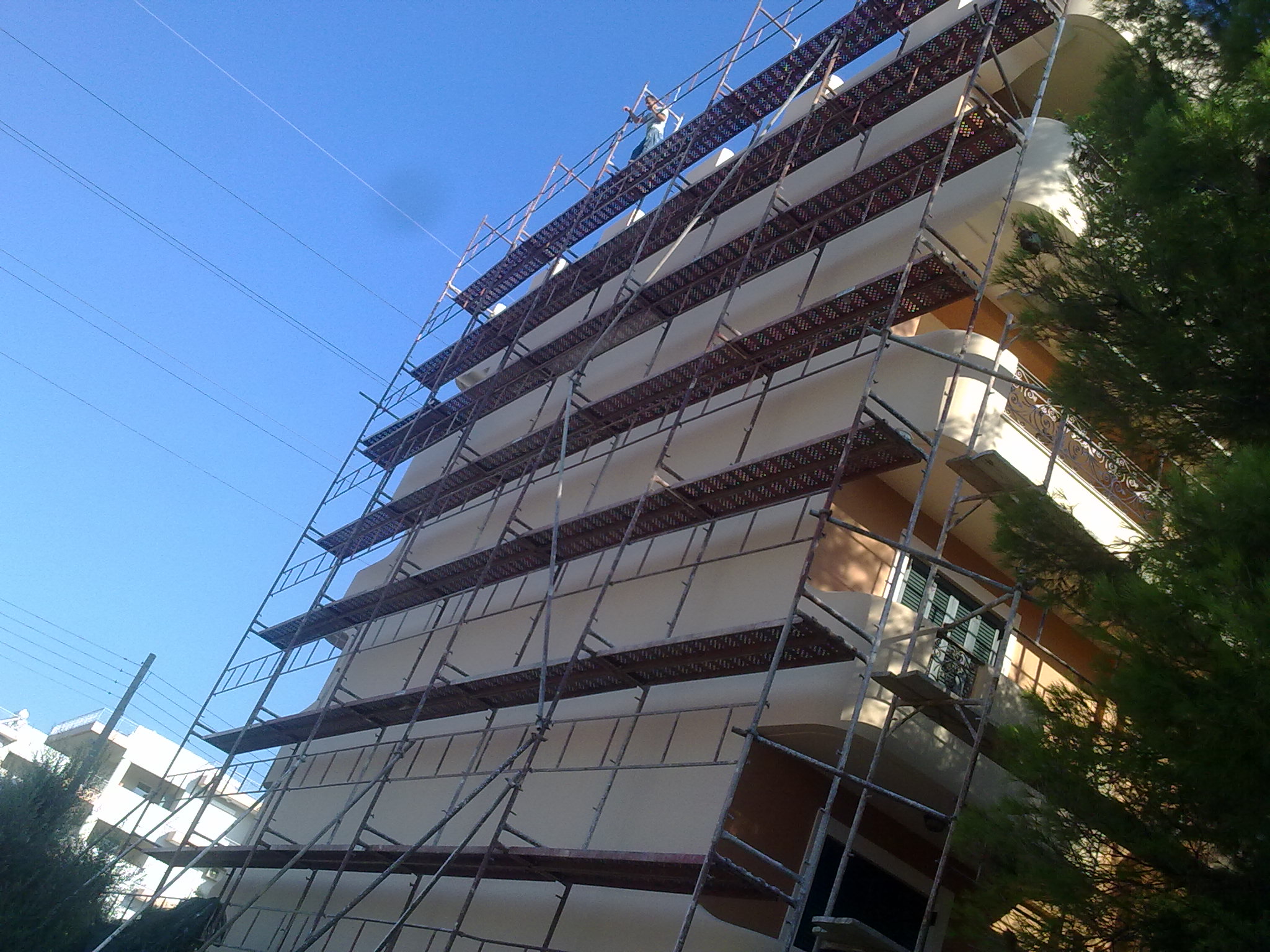 Εξωτερικές σκαλωσιές | Σκαλωσιές Χόρμπας | Σκαλωσιες Πατρα