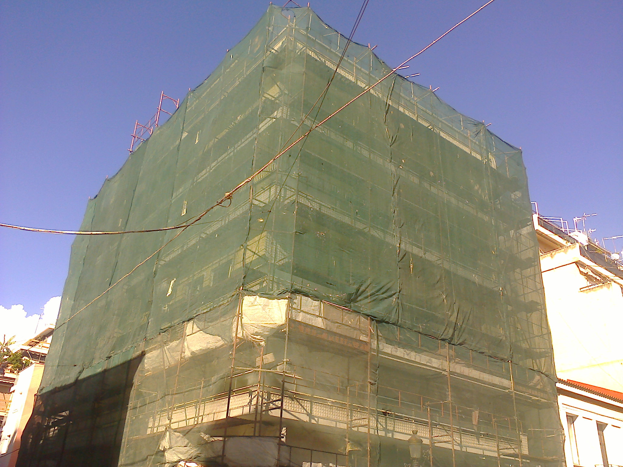 Εξωτερικές σκαλωσιές | Σκαλωσιές Χόρμπας | Σκαλωσιες Πατρα