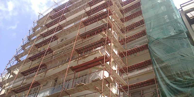 Εξωτερικές σκαλωσιές | Σκαλωσιές Χόρμπας | Σκαλωσιες Πατρα