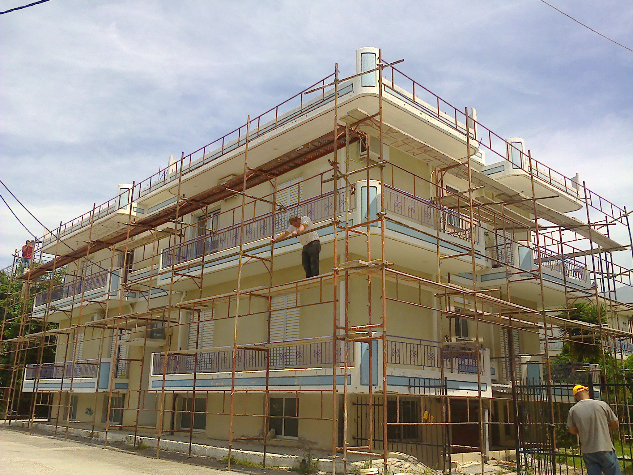 Εξωτερικές σκαλωσιές | Σκαλωσιές Χόρμπας | Σκαλωσιες Πατρα